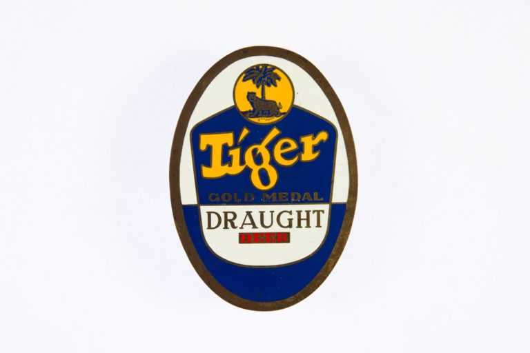 Tiger Draught Beer Wall Decoration / Badge - APB Stories